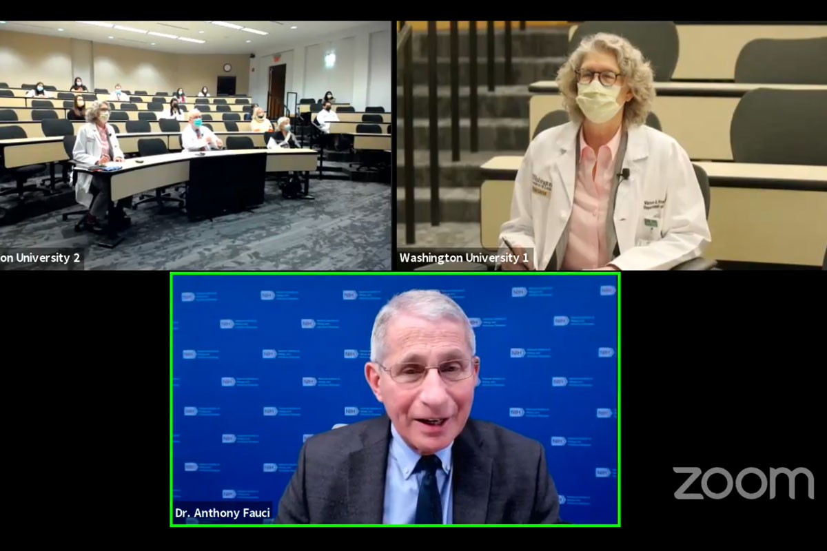Fauci gives COVID-19 update to School of Medicine faculty, staff ...